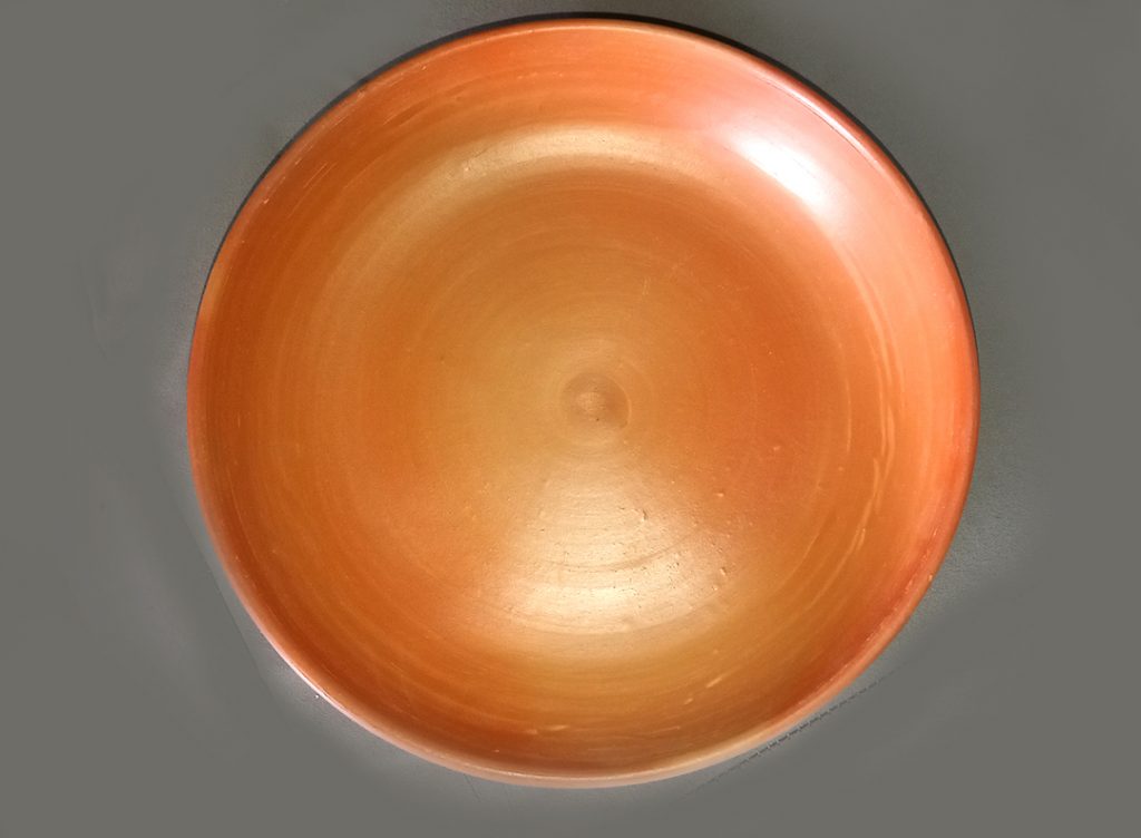Clay Dinner Plate - Hand Made [D1] - Ceylone.lk