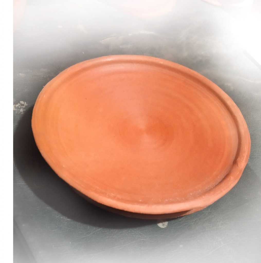 Clay Dinner Plate - Mati Pigan Hand Made [ Basic Quality ][D6] - Ceylone.lk